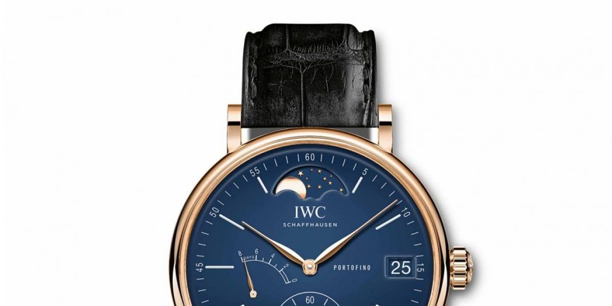 IWC Portofino Hand-Wound Moon Phase Edition “150 Years” - M2now.com